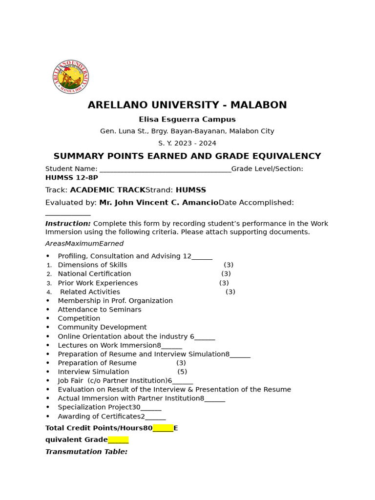 SUMMARY POINTS - Docx - 20250305 - 110442 - 0000 | PDF