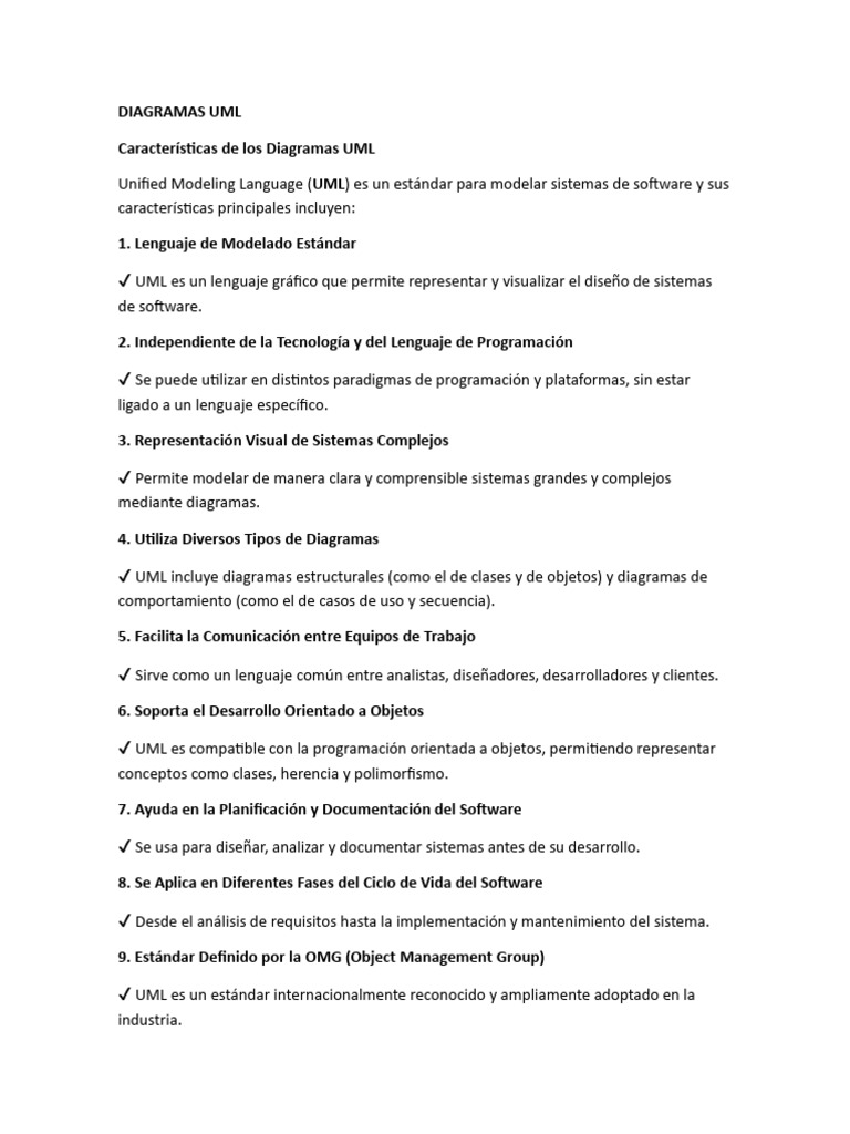 Diagramas Uml | PDF | Lenguaje de modelado unificado | Software
