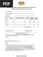 Jadual Pertama - Borang Permohonan Perakuan Bomba | PDF