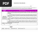 Teacher Reflection Form TRF 2024 | PDF | Teachers | Learning