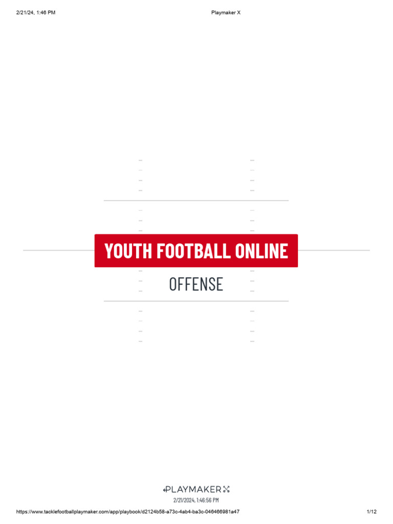 Youth Football 2x2 Offensive Plays | PDF | American Football | Gridiron ...