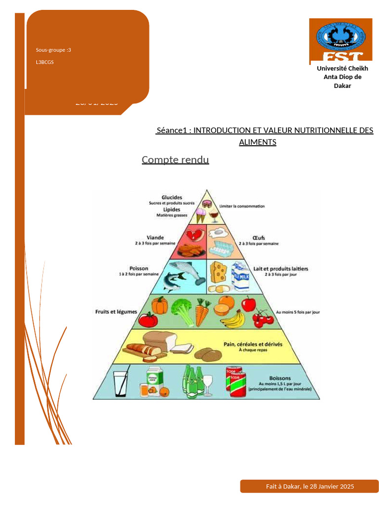 Valeur nutritionnelle des aliments analysée | PDF | Protéines | Maïs