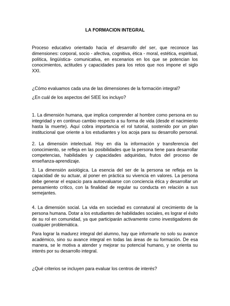 Formación Integral en Educación CRESE | PDF | Enseñando | Derechos humanos