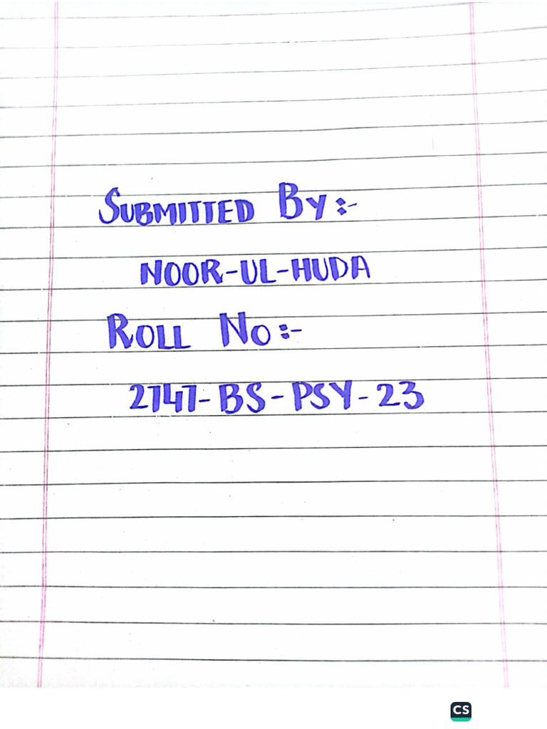 Noor Ul Huda QT Assignment Semester 3 | PDF