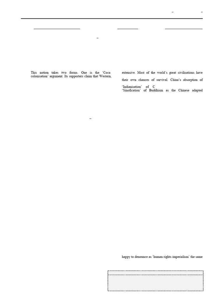 HKALE - 1998 - Use of English - C - Reading Comp | PDF | Civilization ...