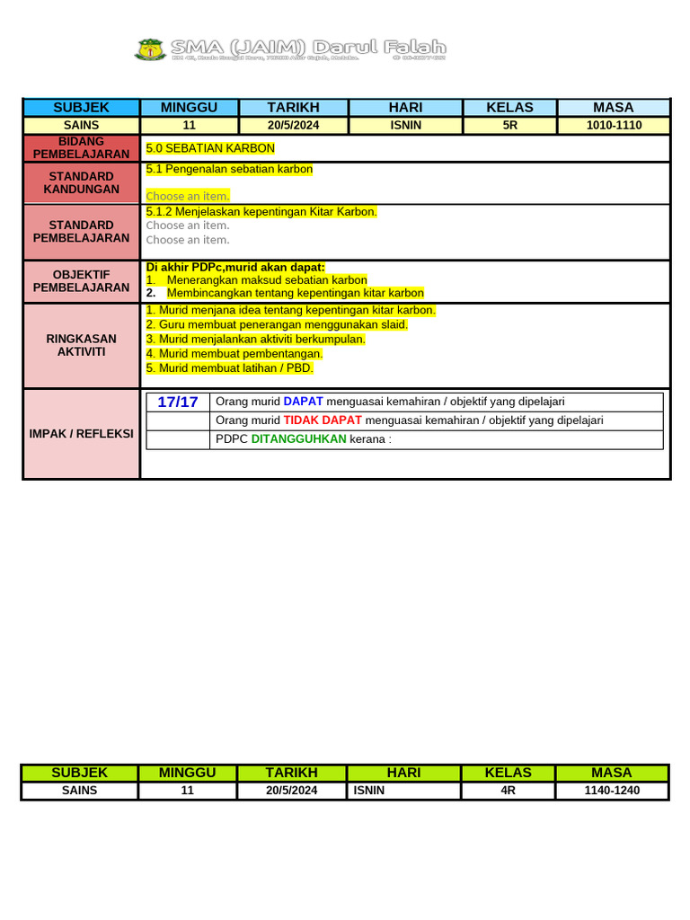 RPH MAO WEEK 11 2024 | PDF