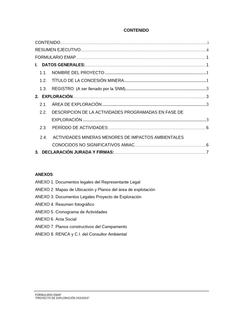 Plantilla EMAP | PDF