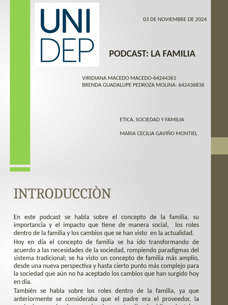 BRPM S2a1 | PDF | Familia | Socialización