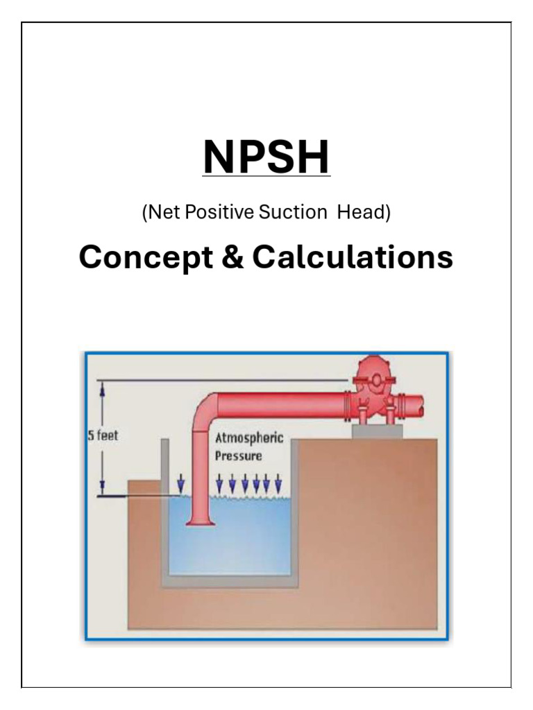 NPSH Concept Calculations 1741176097 | PDF | Pressure | Pump