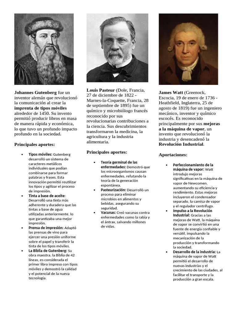 Biografias y Aportaciones | PDF | Microbiología