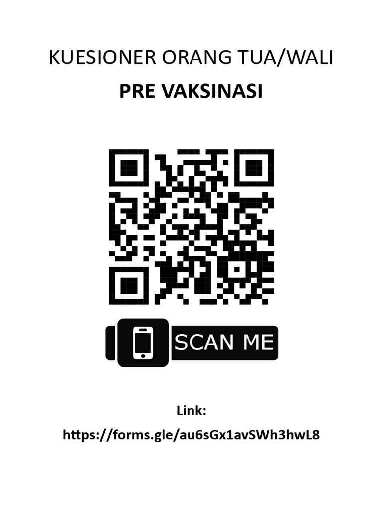 v2 - QR Code Kuesioner Pre Vaksinasi | PDF