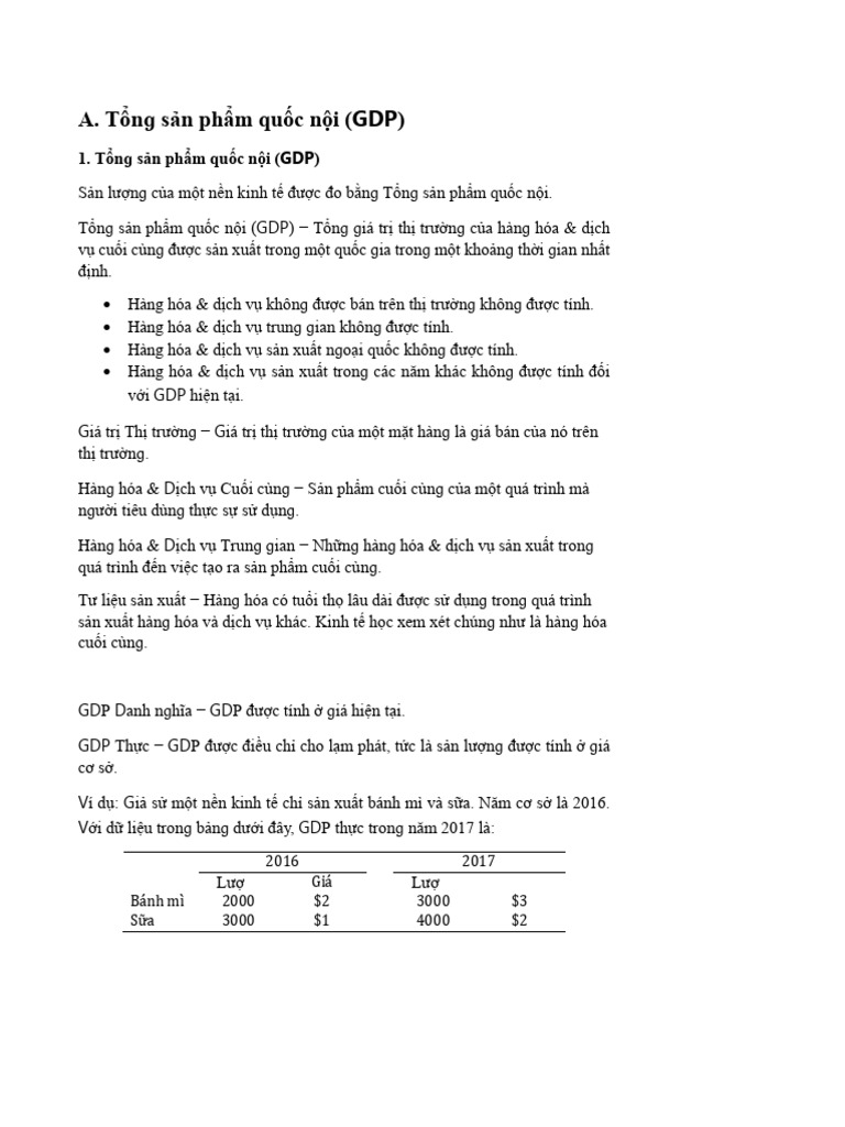 P02A. Tổng Sản Phẩm Quốc Nội (GDP) | PDF