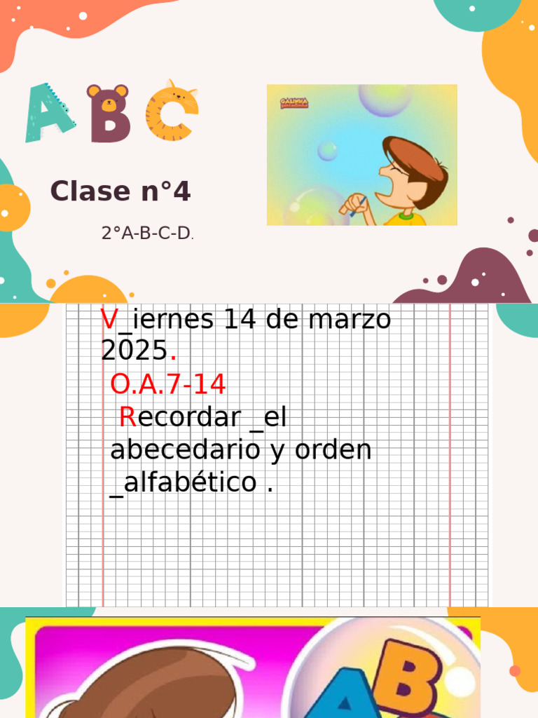 4 El Abecedario | PDF