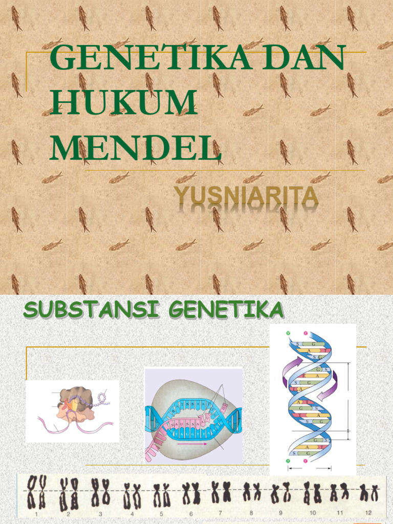 GENETIKA Dan HUKUM MENDEL | PDF