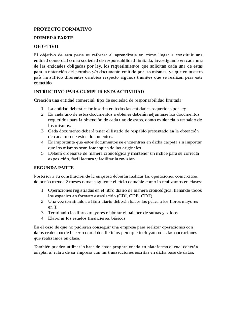 Instructivo Practico Final | PDF