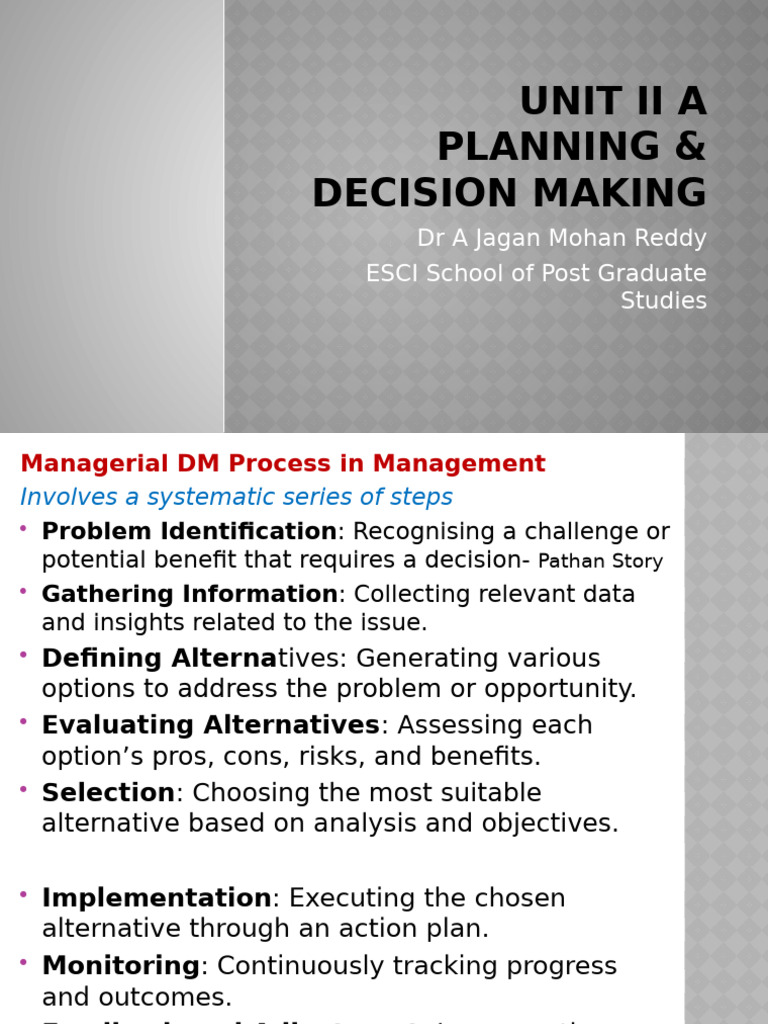 Unit 2 A-1 | PDF | Decision Making | Return On Investment