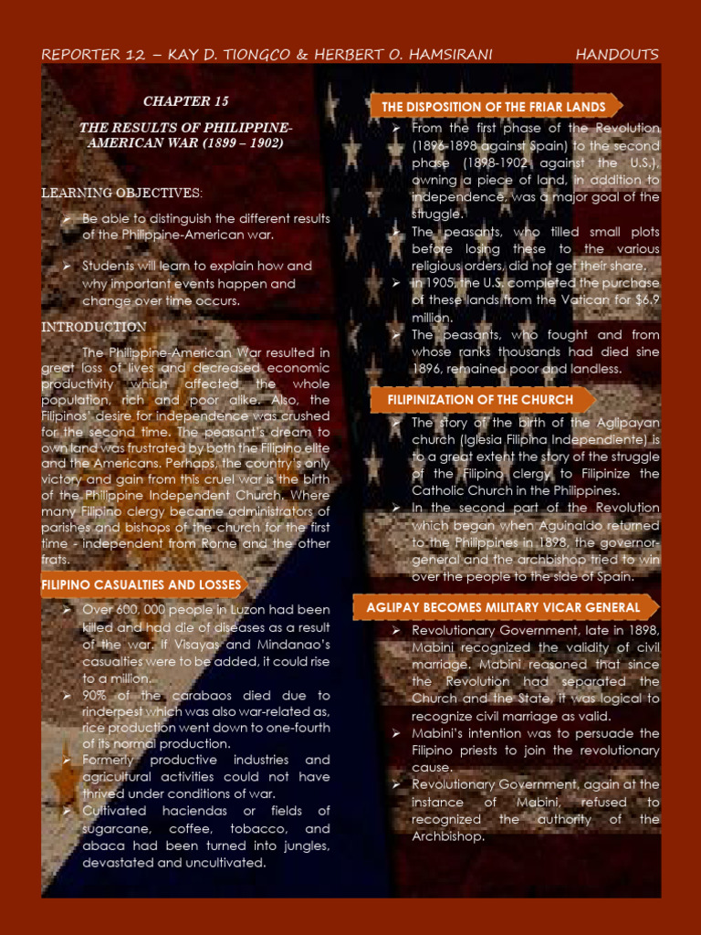 Ge 2 - Reporter 12 - Handouts | PDF | Christian Denominational Families ...