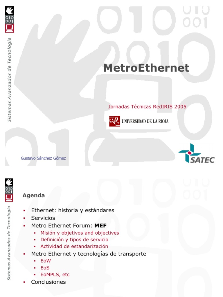 MetroEthernet RedIris | PDF