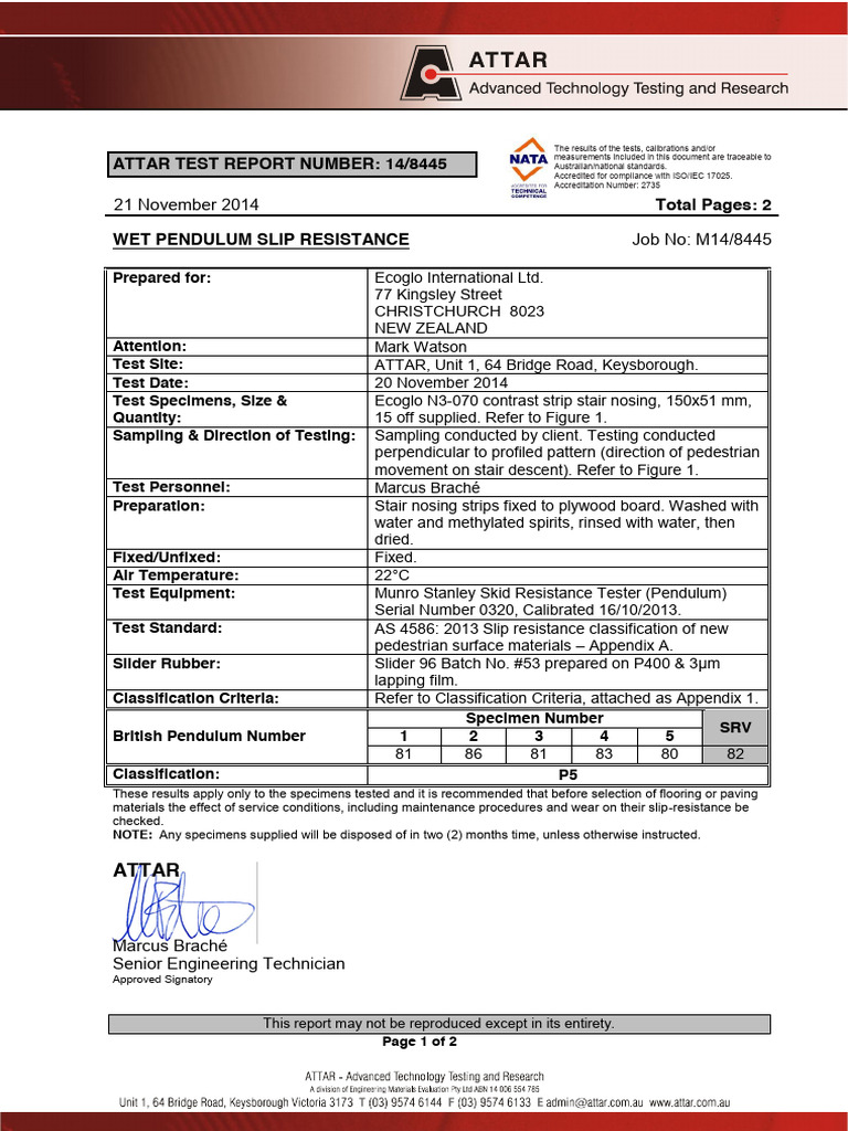 AS 4586 2013 Slip Resistance | PDF | Calibration