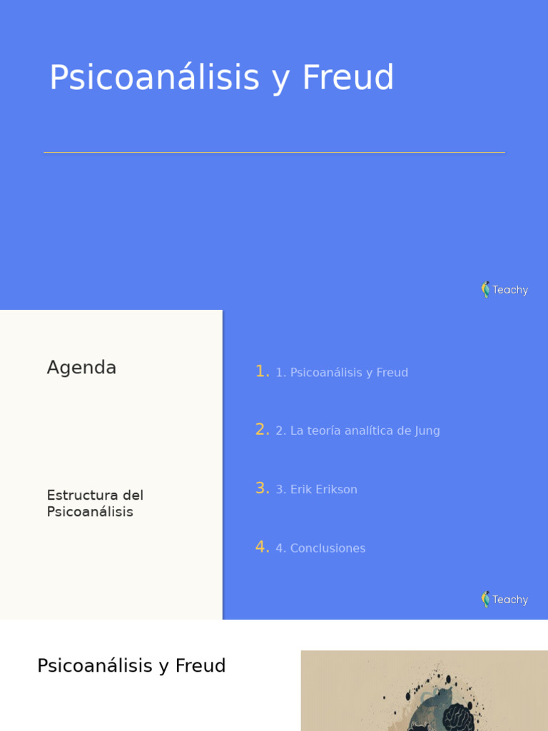 Slide - Psicoanálisis y Freud | PDF | Mente inconsciente | Psicoanálisis