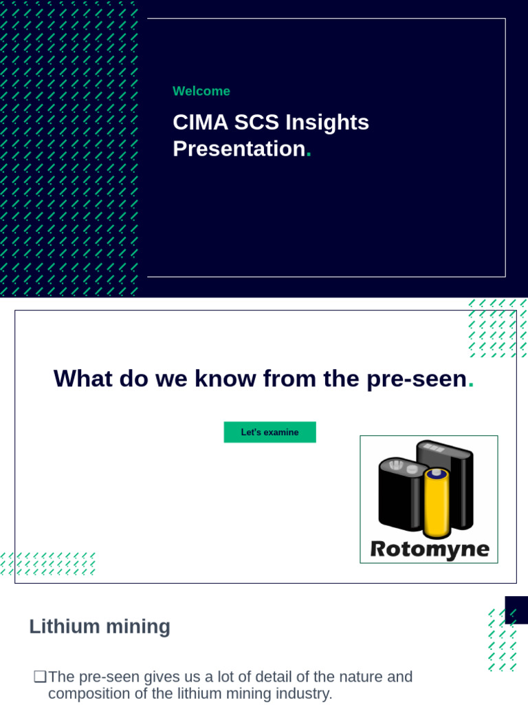SCS Presentation - Rotomyne | PDF | Risk | Lithium