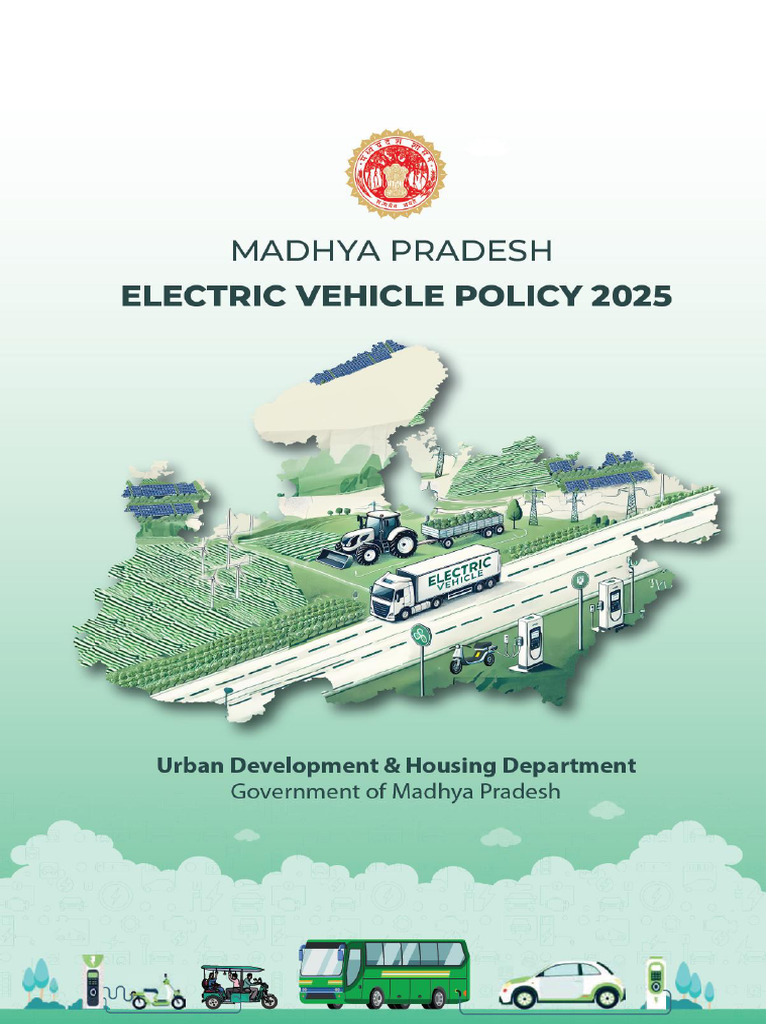 MP Ev Policy 2025 Final 1 | PDF | Electric Vehicle | Hybrid Vehicle