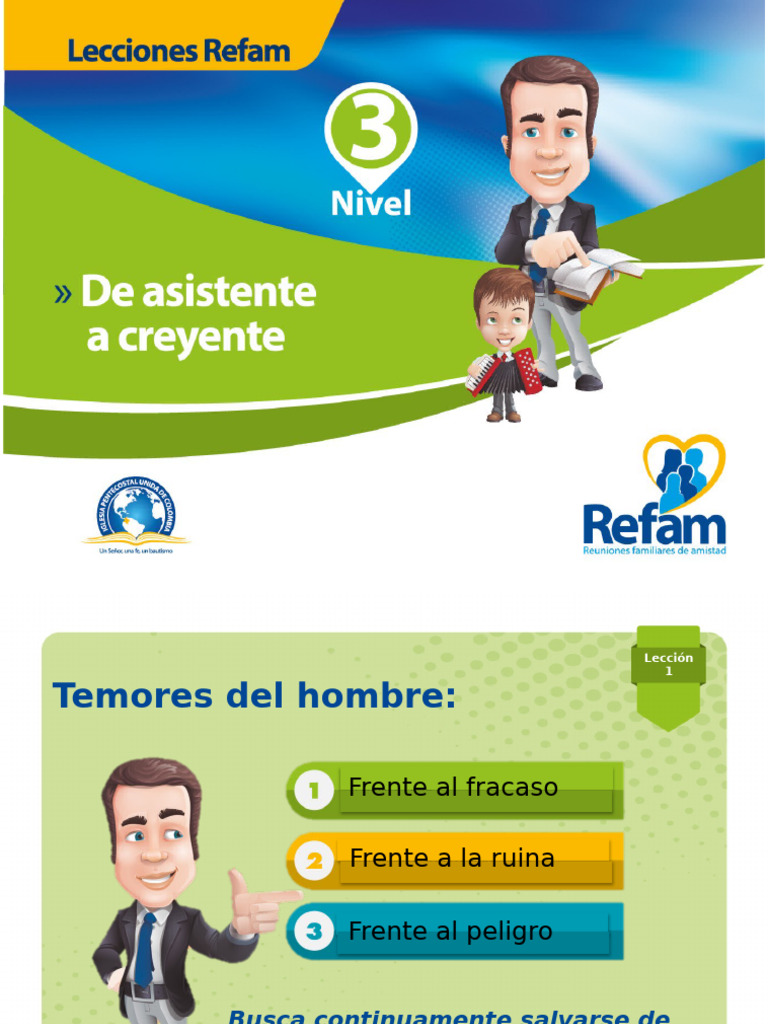 3 Nivel Refam Ppt - Leccion 1 | PDF