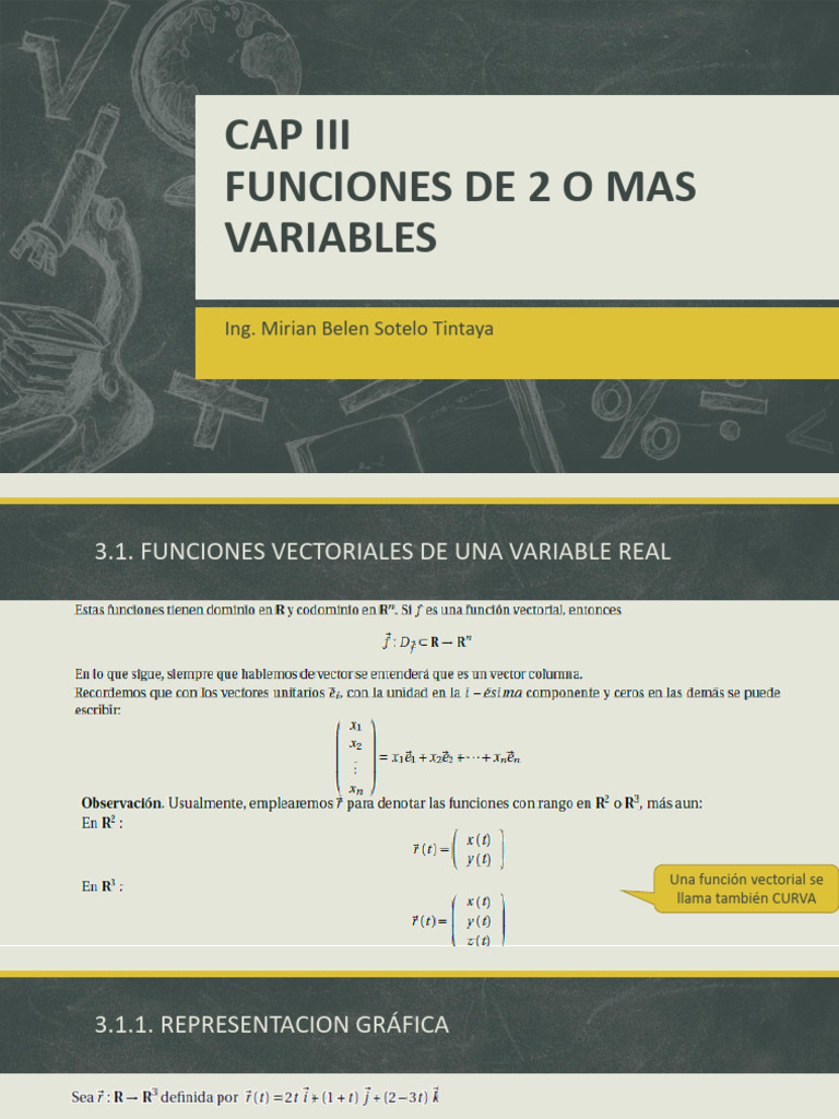 CAP 3 y 4 - Funciones de 2 o Mas Variables - Derivacion Parcial | PDF