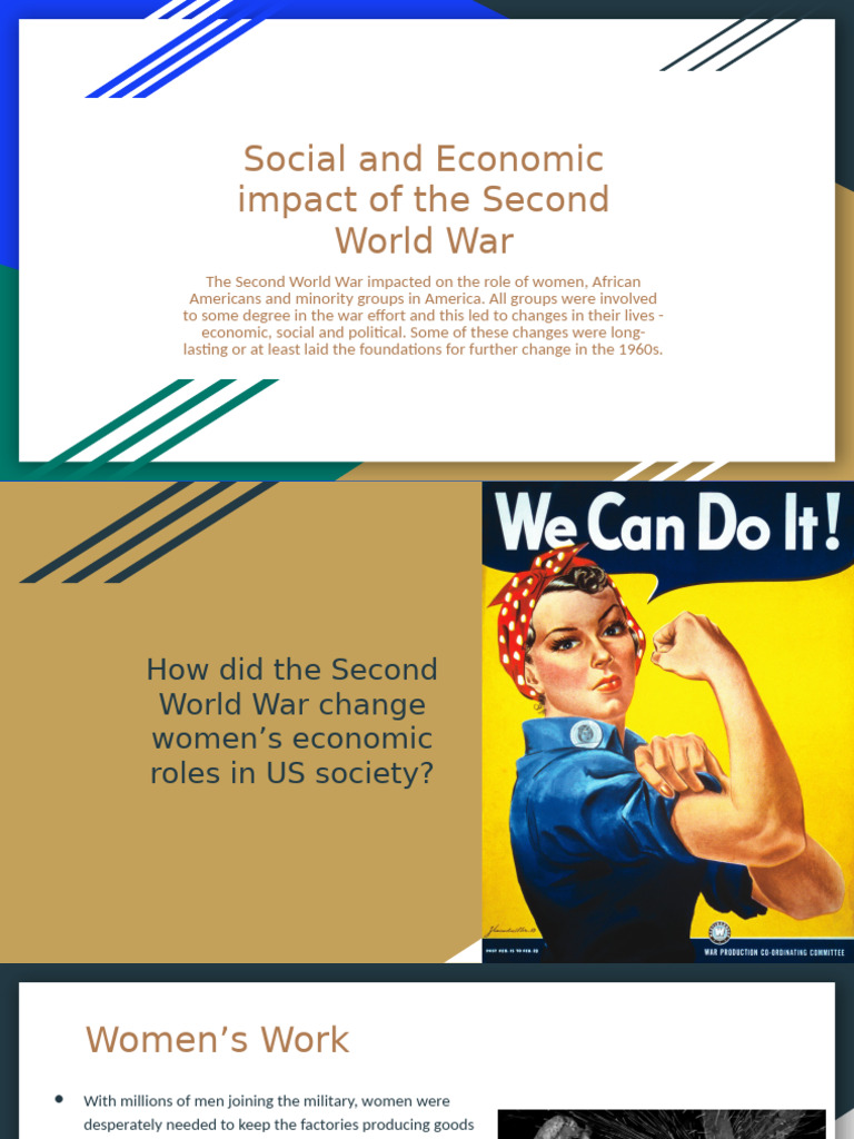 WWII's Impact on Women and Minorities | PDF | Conscription In The ...