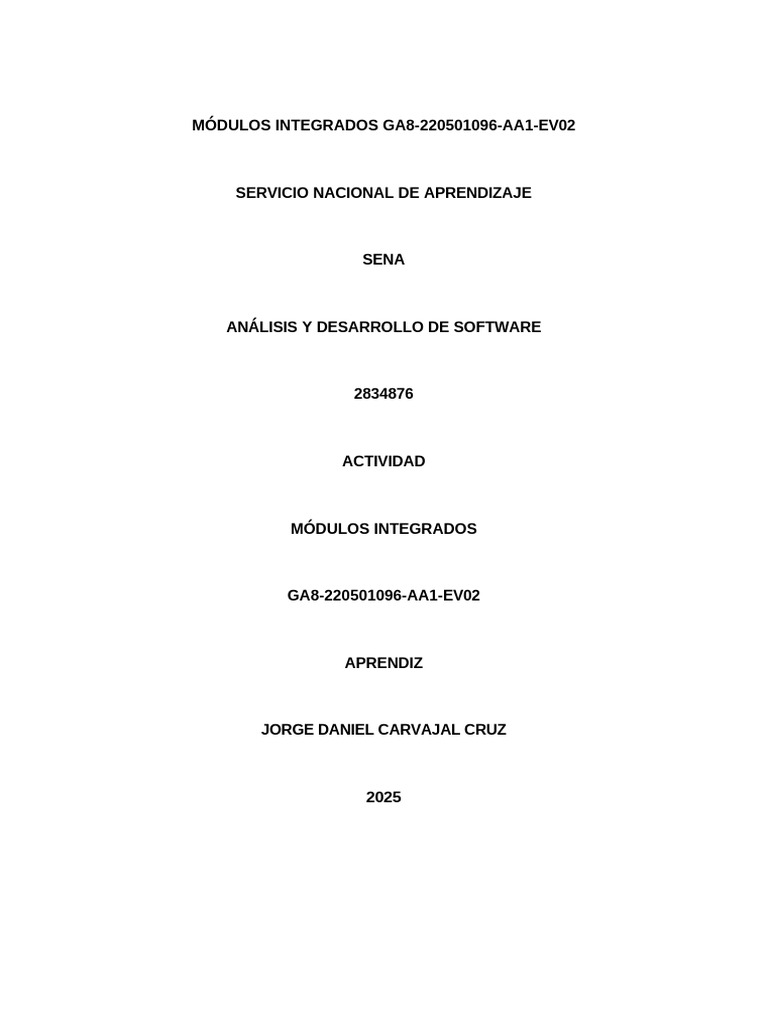 Modulos Integrados Ga8 220501096 Aa1 Ev02 | PDF