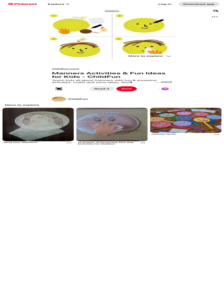 Manners Activities & Fun Ideas For Kids - ChildFun | PDF