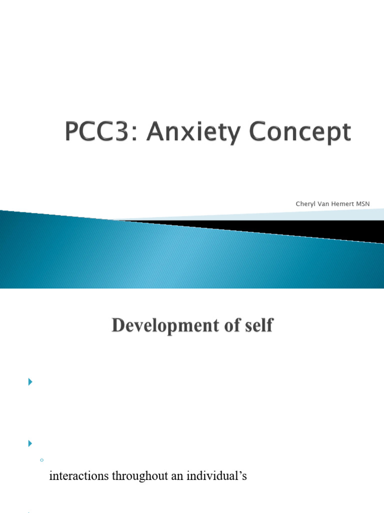 PCC3 Anxiety Powerpoint Fall 2020 | PDF | Personality Disorder | Obsessive–Compulsive Disorder