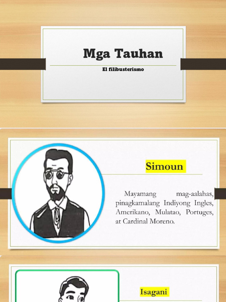 Mga Tauhan El Fili | PDF