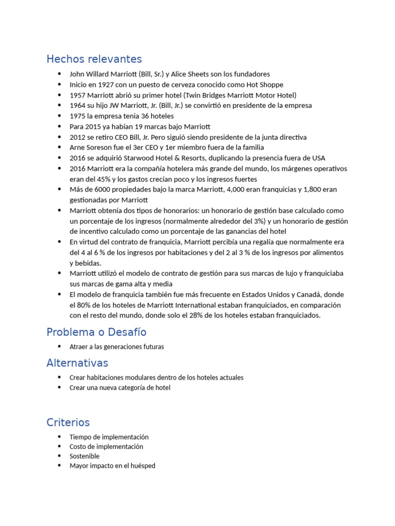 Marriott International - Julio Rodriguez | PDF | Hotel | Marriott International