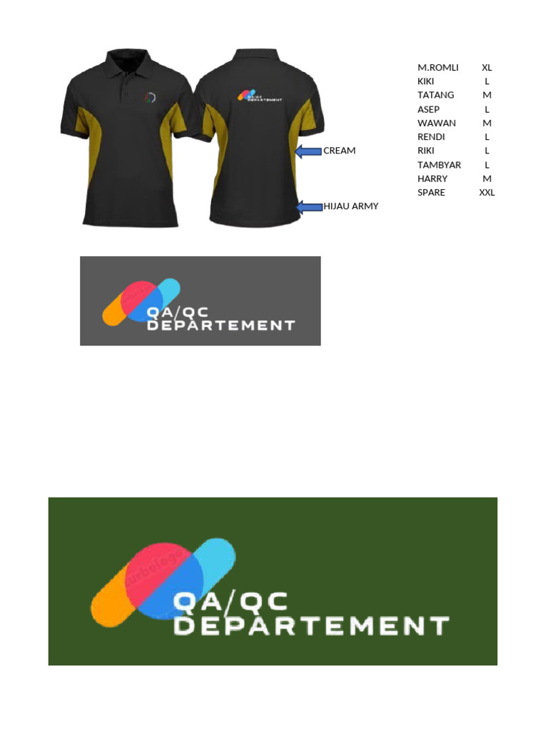 Desain Kaos Qc | PDF