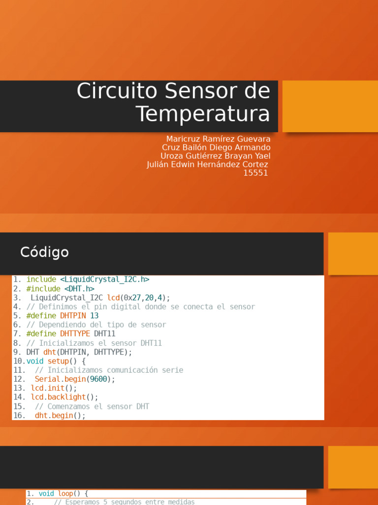 Circuito Sensor de Temperatura | PDF
