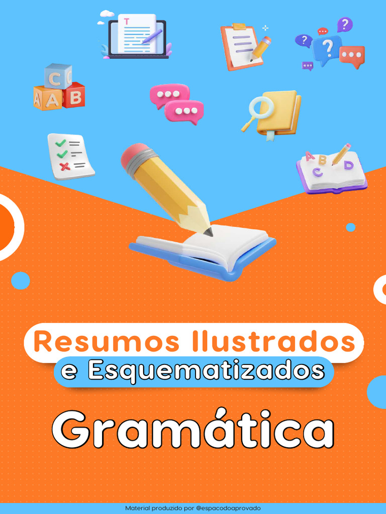 Resumos Ilustrados de Gramatica | PDF | Fonema | Linguística