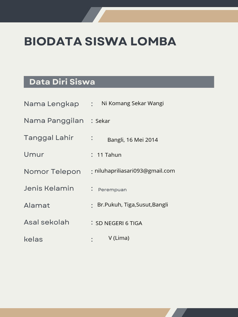 Pendaftaran Sekar | PDF