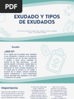 Exudado Seroso PATOLOGIA | PDF | Inflamación | Edema