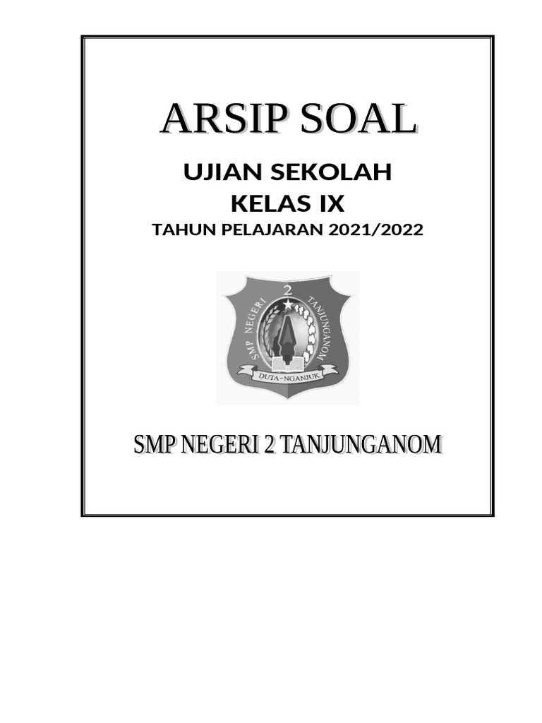 Sampul Arsip Soal | PDF