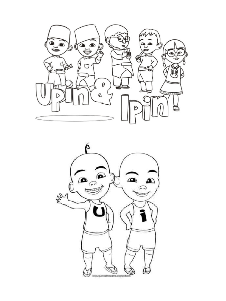 Upin Ipin Mewarnai | PDF