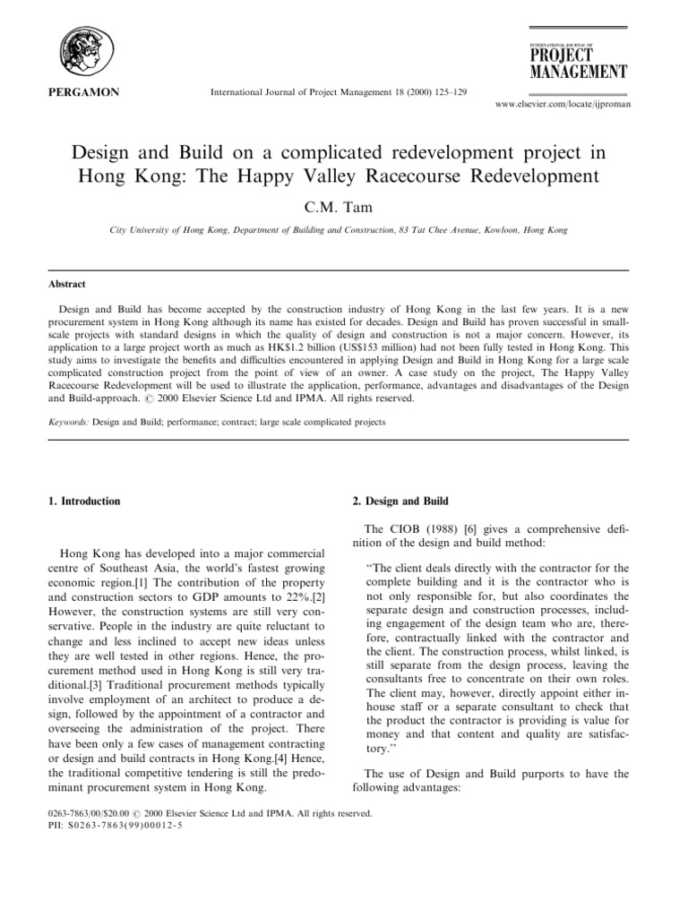 Design and Build On A Complicated Redevelopment Project in Hong Kong ...