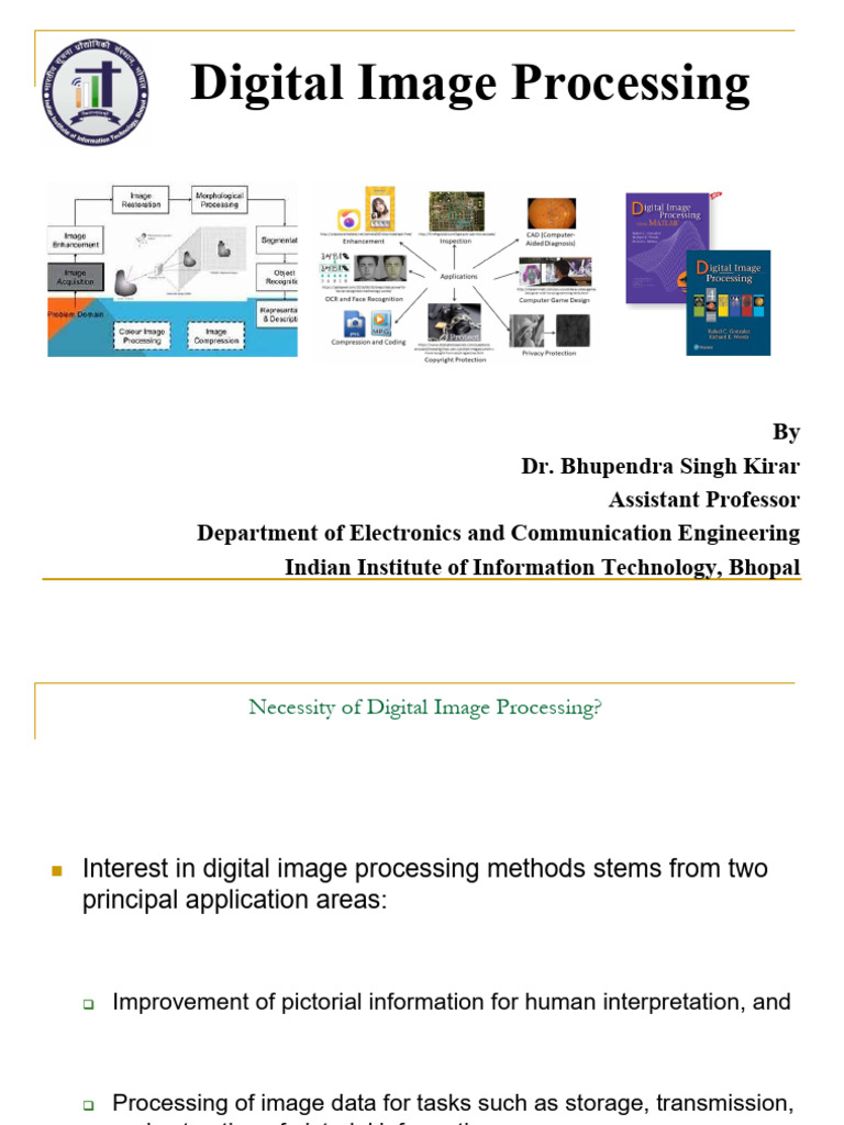 CSE-IT-312 DIP -2 Definition Steps and Application | PDF | Image Segmentation | Statistical ...
