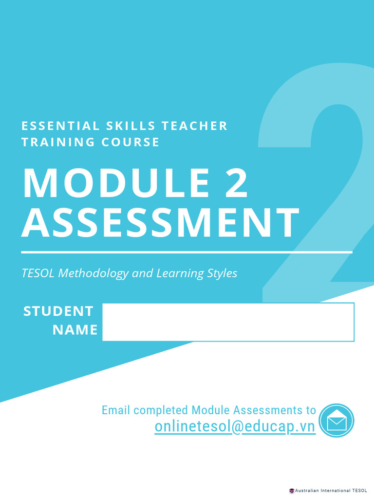 HANOI Module 2 Assessment | PDF | English As A Second Or Foreign Language | Learning Styles