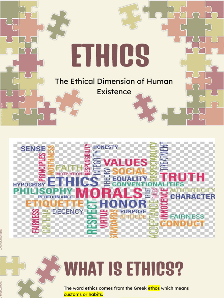 ETHICS The Ethical Dimension of Human Existence | PDF | Psychological Egoism | Pleasure