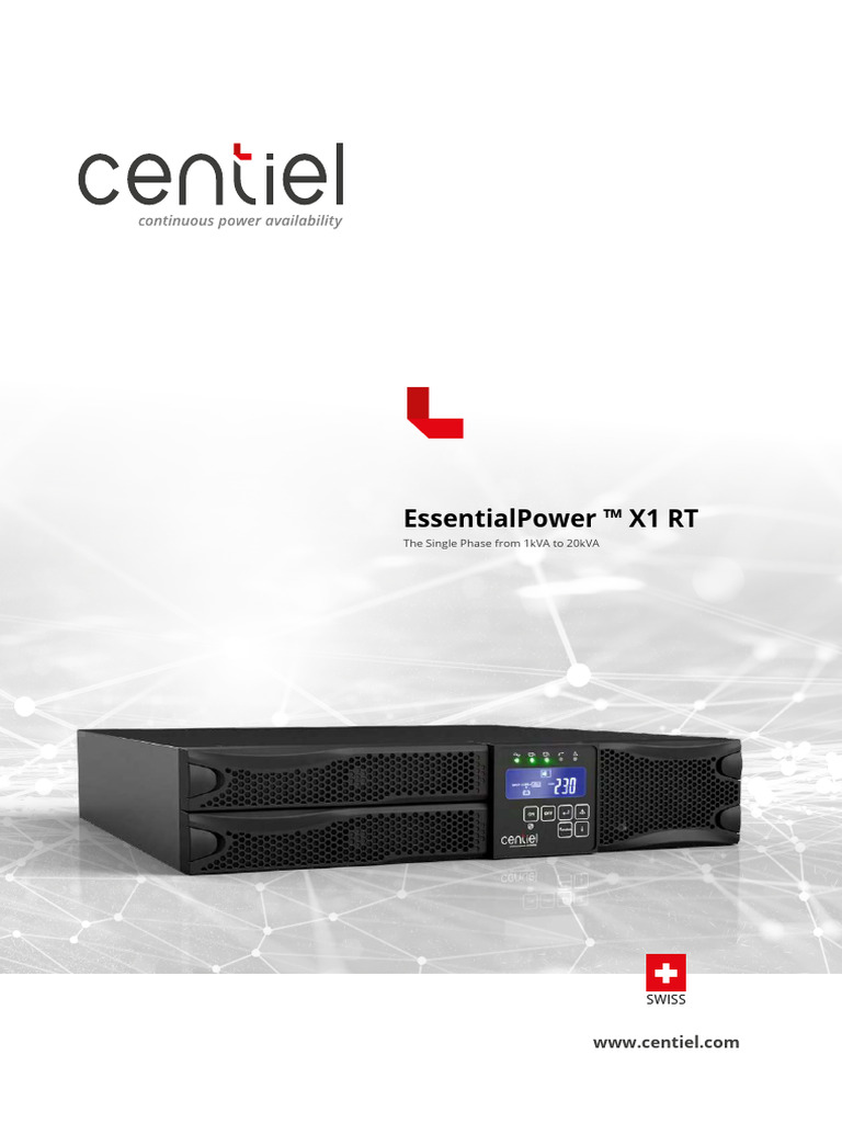 Brosur UPS Merk Centiel Essential Power | PDF | Computer Engineering ...