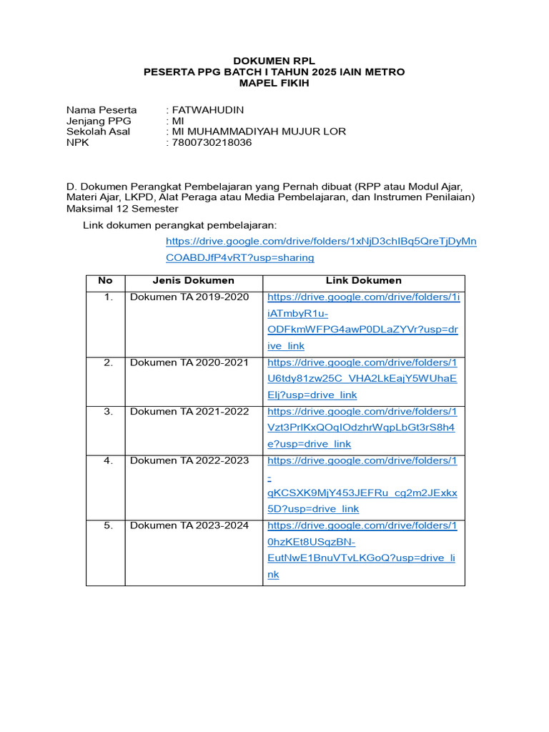 Dokumen RPL - RPP | PDF