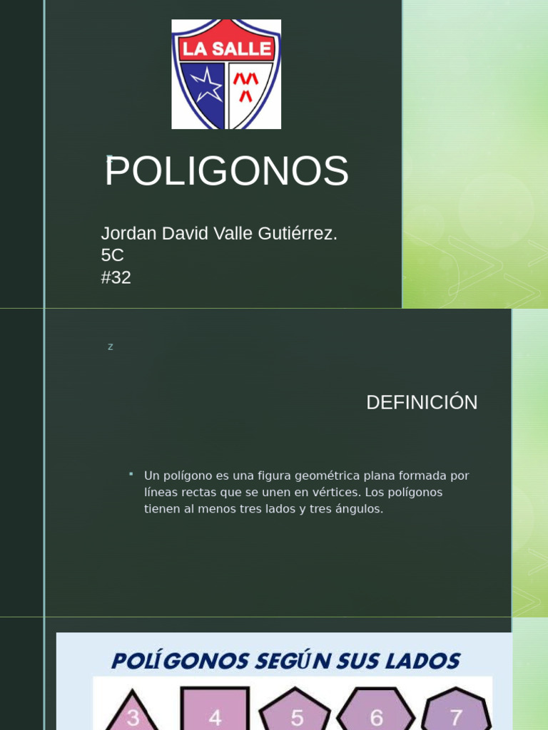 Definición de Polígonos Geométricos | PDF