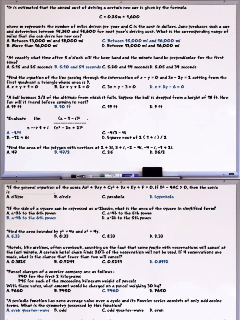 Math Compilation | PDF