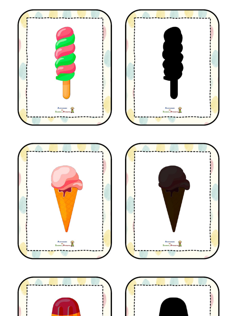 Atencion Helados y Sus Siluetas | PDF